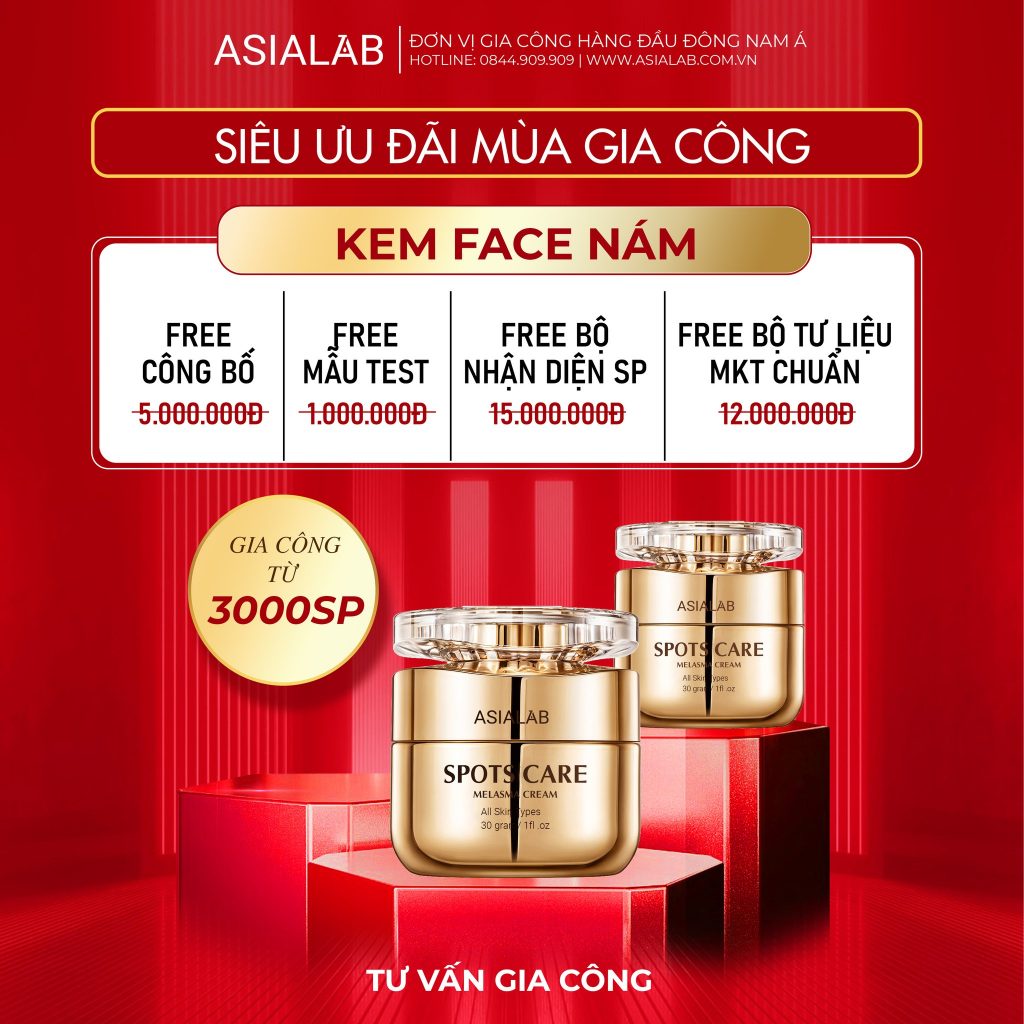Kem face có phải kem trộn không - Gia công kem face với ASIALAB